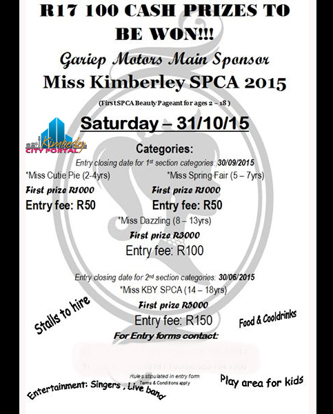 Miss Kimberley SPCA 2015 • Kimberley PORTAL