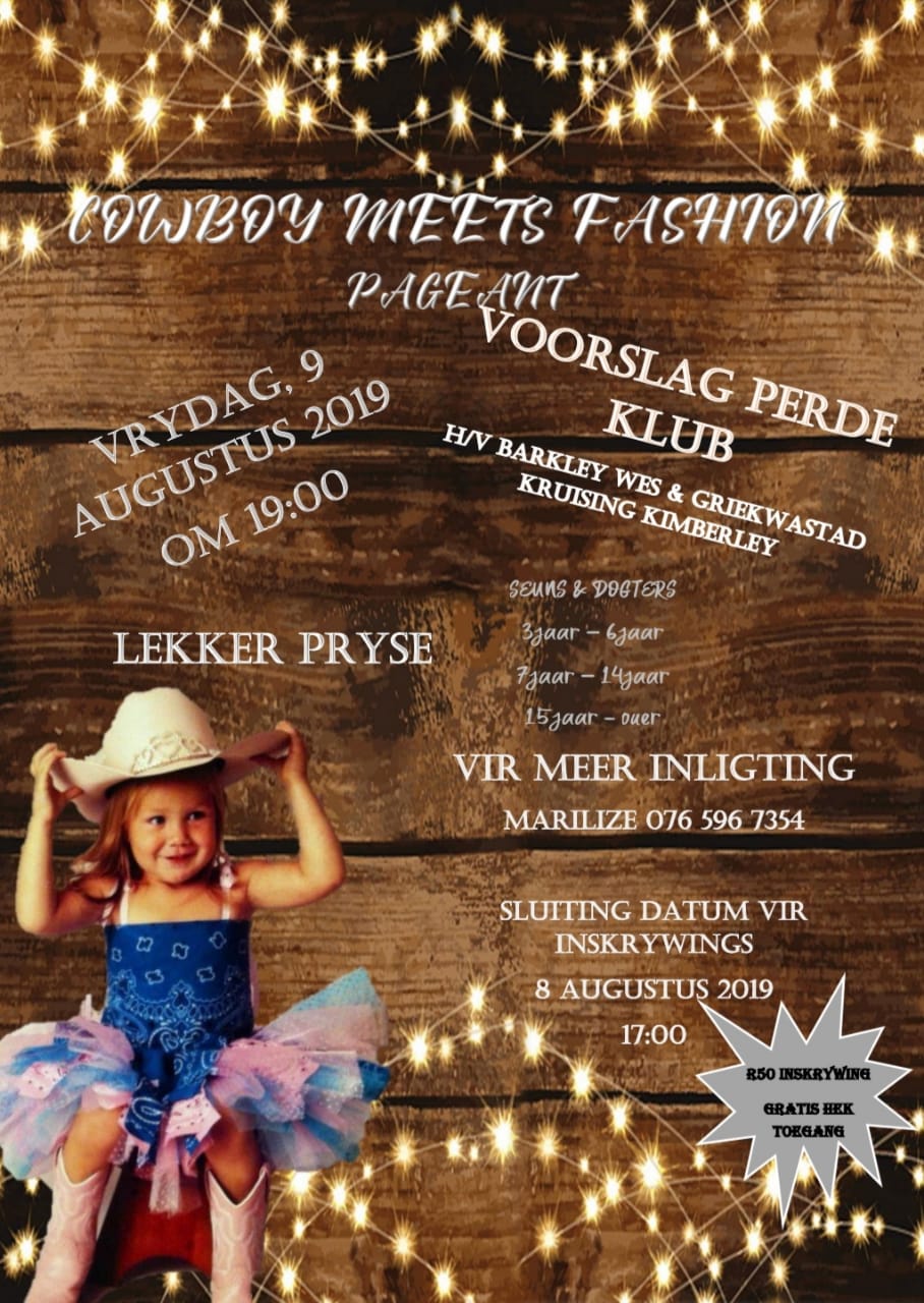 Boere Sport @ Voorslag Perdeklub • Kimberley PORTAL